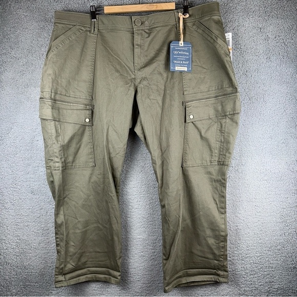 Democracy | Pants & Jumpsuits | Democracy Womens Pants 24w Green Ab ...